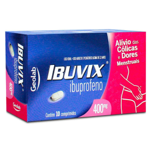 IBUVIX 400MG COM 10 COMPRIMIDOS-GEOLAB - Wimifarma